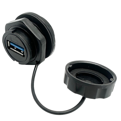 USB通讯防水公母插头母座连接器