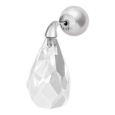 耳钉珍珠耳堵THEYKNOW水晶女胸针