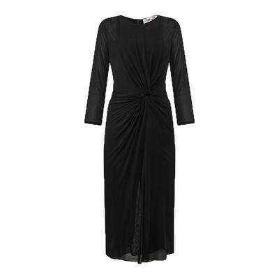 DVF2025新款曜石黑连衣裙