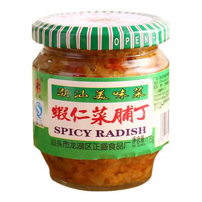 潮汕特产虾仁菜脯杂咸下饭微辣