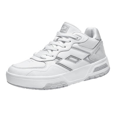 LOTTO乐途潮男鞋中高帮白色板鞋