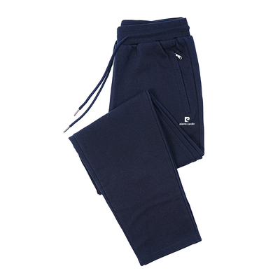 皮尔卡丹2026新款春季男士纯棉卫裤春秋款高端休闲宽松直筒长裤潮