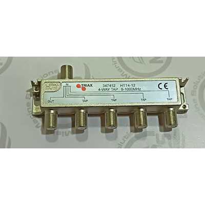 TRIAX HTT 412 RF Tap  4Way  51000 MHz  REF 347412