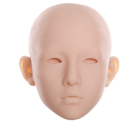 硅胶头雕模特头仿真头雕高端头模仿生精妆BJD娃娃头 等身手办头部