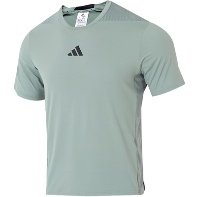 阿迪达斯运动训练休闲T恤