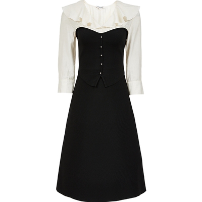 VeroModa拼接连衣裙通勤百搭