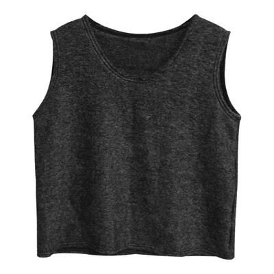 ZAN原创百搭女背心圆领羊毛马甲