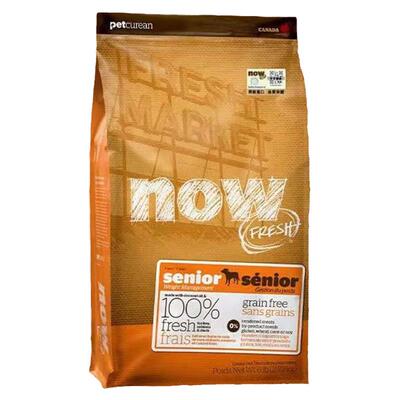 Now Fresh加拿大进口Now幼犬成犬老犬粮鲜肉无谷老犬粮四叶草狗粮