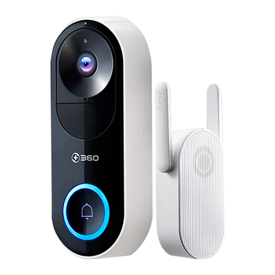 360新品4G款可视门铃5pro免WIFI