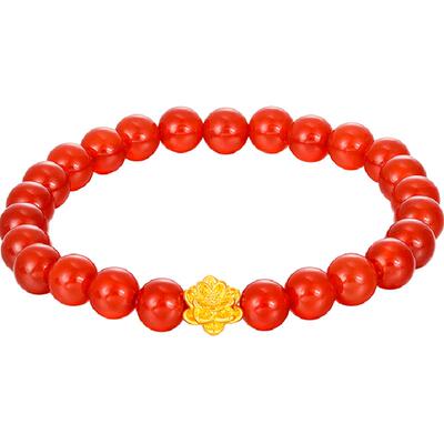 梦金园好事莲莲转运珠生日礼物