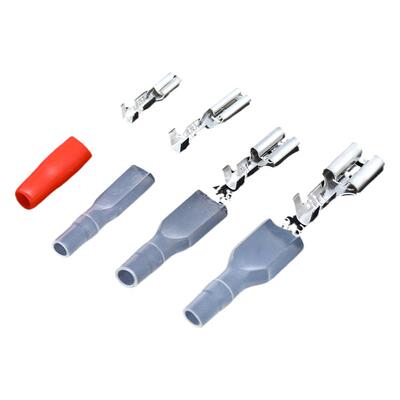 插簧冷压接线端子护套铜接插件插片母头插拔式2.2/2.8/4.8/6.3mm