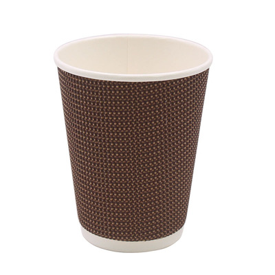 加厚一次性热饮牛皮纸咖啡杯纸杯