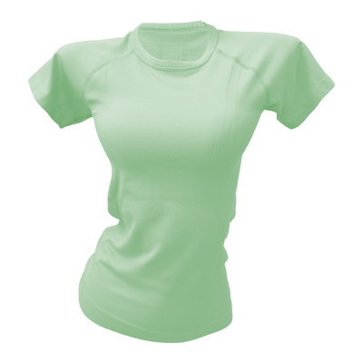 蓝小可Blue夏季运动上衣瑜伽服女高弹力健身短袖速干显瘦健身T恤