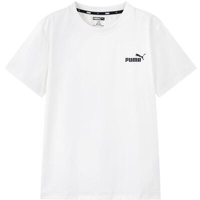 PUMA彪马童装优可丝儿童短袖凉感排汗男童时尚短袖t恤新款上衣