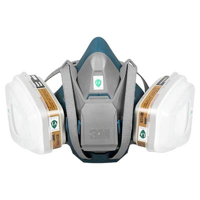 3M6502QL硅胶防毒面具防尘防护6001喷漆化工电焊气体7093粉尘面罩