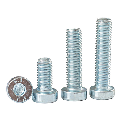 M3M4M5M6M81M0M12M16 8.8级镀锌薄头内六角螺丝钉矮头螺栓DIN7984