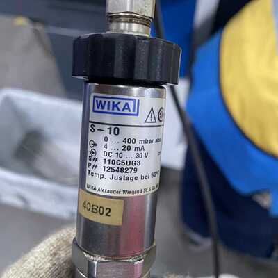 议价德国威卡0-400mbar abs真空负压压力压力感测器4-20ma绝压变