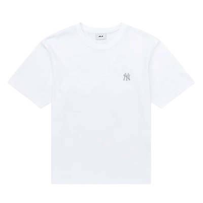 MLB短袖男女情侣半袖休闲T恤经典纯色圆领T恤夏季新款3ATSB0263