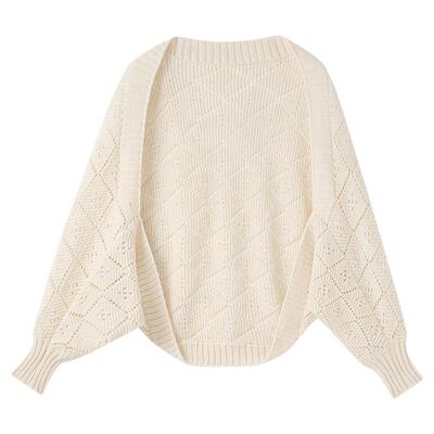 幸棉针织衫毛衣开衫外套春秋季长袖chic韩系穿搭气质女士上衣