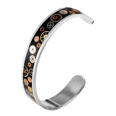 Seagull海鸥星汉灿烂齿轮手工手镯小众设计送人礼物手镯