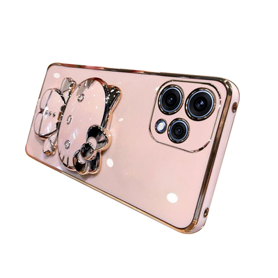 适用OPPOReno15C带支架镜子猫壳