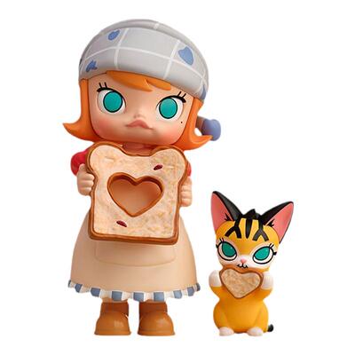 泡泡玛特MOLLY面包脑袋系列盲盒