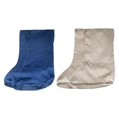 纯棉包脚布双层保暖白色蓝色