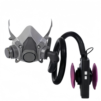 5V电动送风防毒面罩防甲醛
