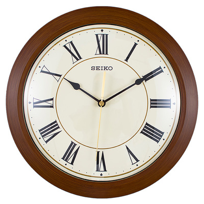 正品seiko日本精工美式简约挂钟