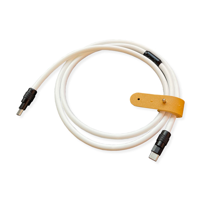 适用iPhone15拼色硅胶数据线