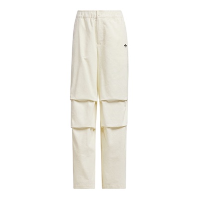 adidas阿迪达斯三叶草灯芯绒褶皱运动裤秋冬女针织长裤 KS5958