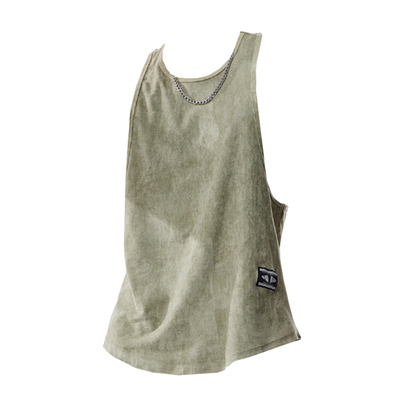 撸铁狼健身衣服宽松无袖罩衫