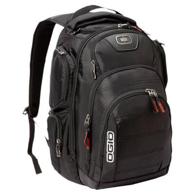 OGIO双肩包男商务休闲包大容量17英寸电脑包黑色不勒肩美国直邮