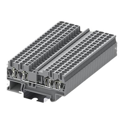 TC2.5-4-GY速普2.5mm²4线直通弹簧端子替代ZDU2.5/4AN 280-833