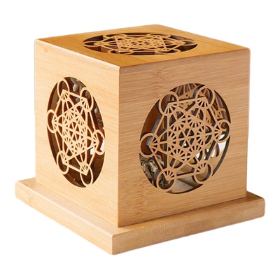 水晶能量净化鼠尾草香薰盒