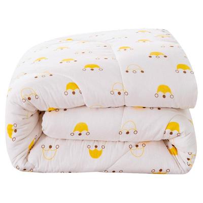 新疆棉花被里外全棉绗缝被