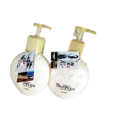 Lavghr正品绿笑丝耀天然马油护发素发膜淘米胶洗发水洗护套装