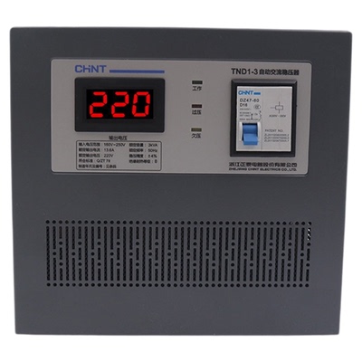 CHNT正泰TND1-3K家用稳压器 单相稳压器 全自动3000w 电脑稳压器