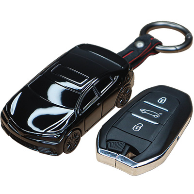 适用于标致汽车钥匙车模