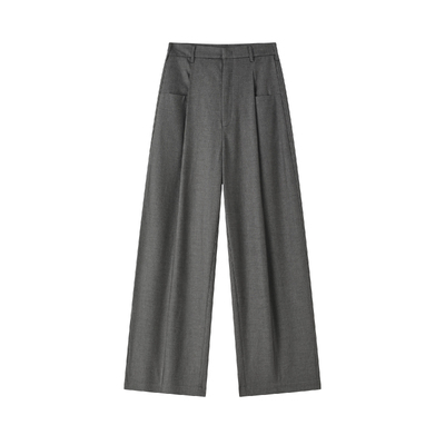 【空气感】天丝羊毛西装阔腿裤