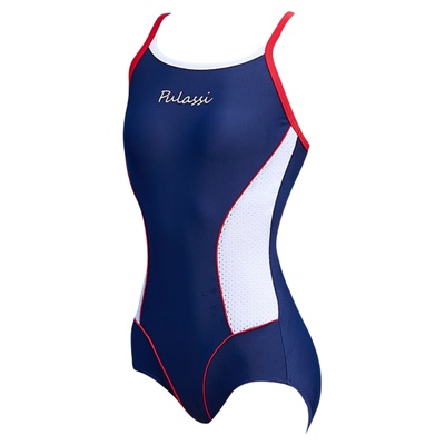 pulassi显瘦竞速泳衣游泳馆专用