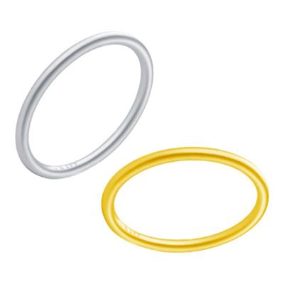 摩典S999足银喷砂质感网红指环