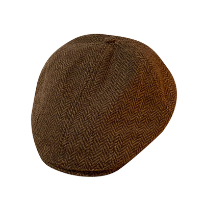 复古美拉德咖色前进帽女秋冬季