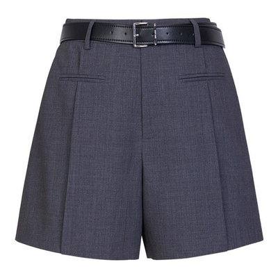 婉甸2026夏季新品原灰色系腰带女短裤休闲百搭风1252P19SD4