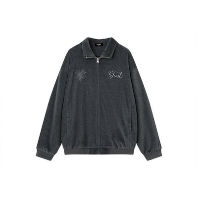 GOST丝绒刺绣卫衣外套