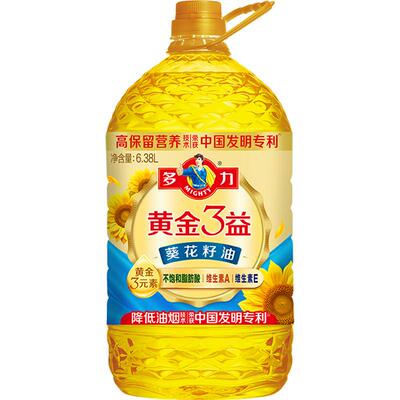 多力黄金三益葵花籽油6.38L