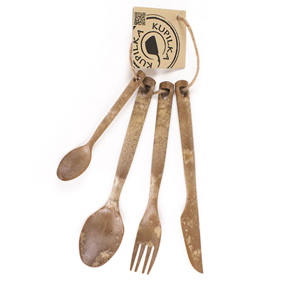 芬兰户外kupilka刀叉勺野营餐具