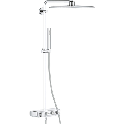 高仪（GROHE）进口恒温花洒套装SMC按键置物台310MM方顶26508000