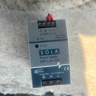 询美国SOLA开关电源，型号SDP 2-24-100T一个:包