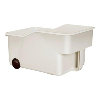 厨房杂物收纳筐带把手高处收纳盒